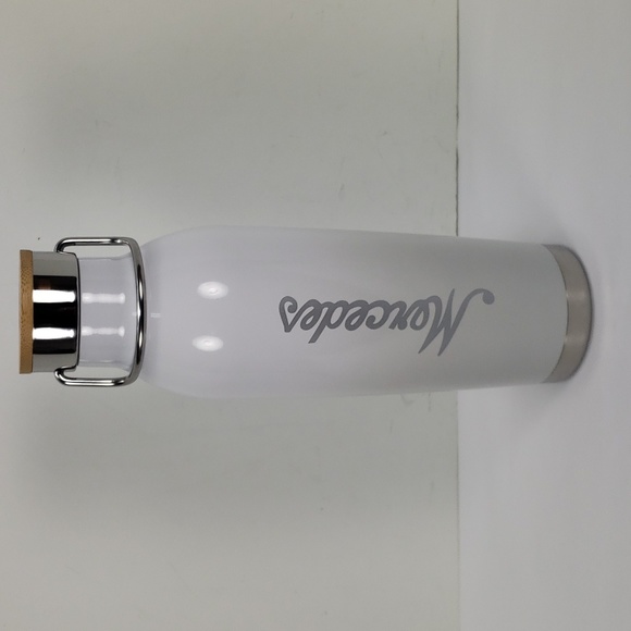 Mercedes Benz | Dining | New Mercedes 29 Oz Stainless Steel H2go Wave Thermal Bottle White Ombre ...